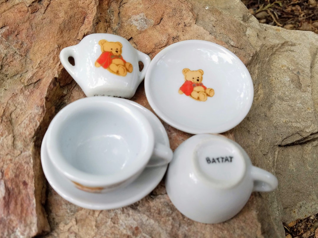 Child's Dish Set Battat~teddy Bear Tea Set! - Etsy