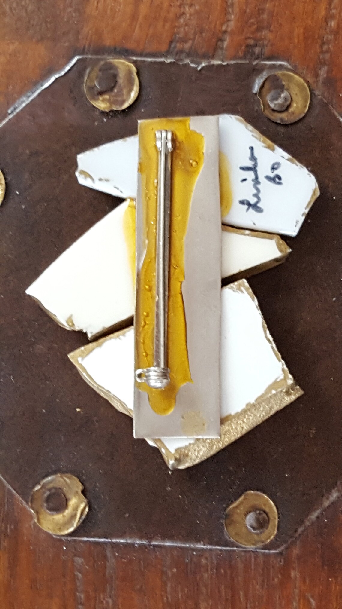 China Shard BroochMosaic Pin made of ChinaCeramic Bunny | Etsy