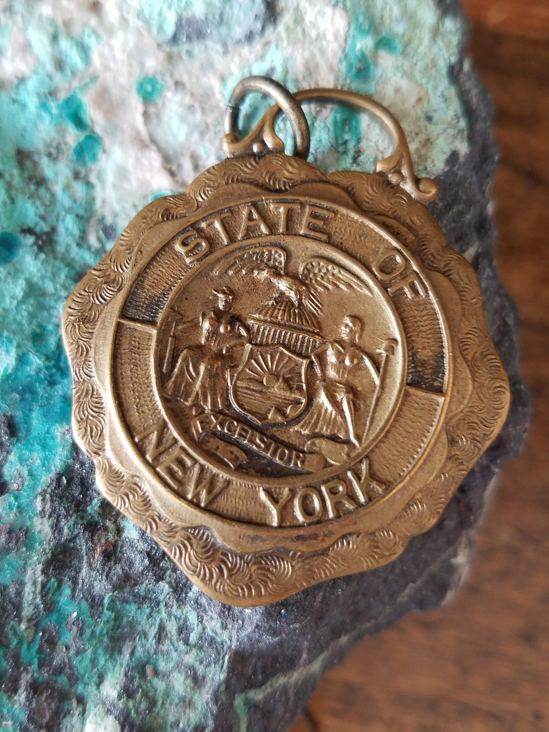 New York Medalvintage Medallnew York Medallionantique - Etsy UK