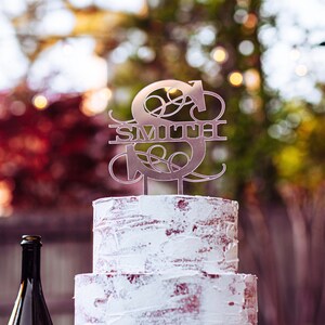 Monogram Cake Topper Wedding Cake Topper Wedding Monogram - Etsy