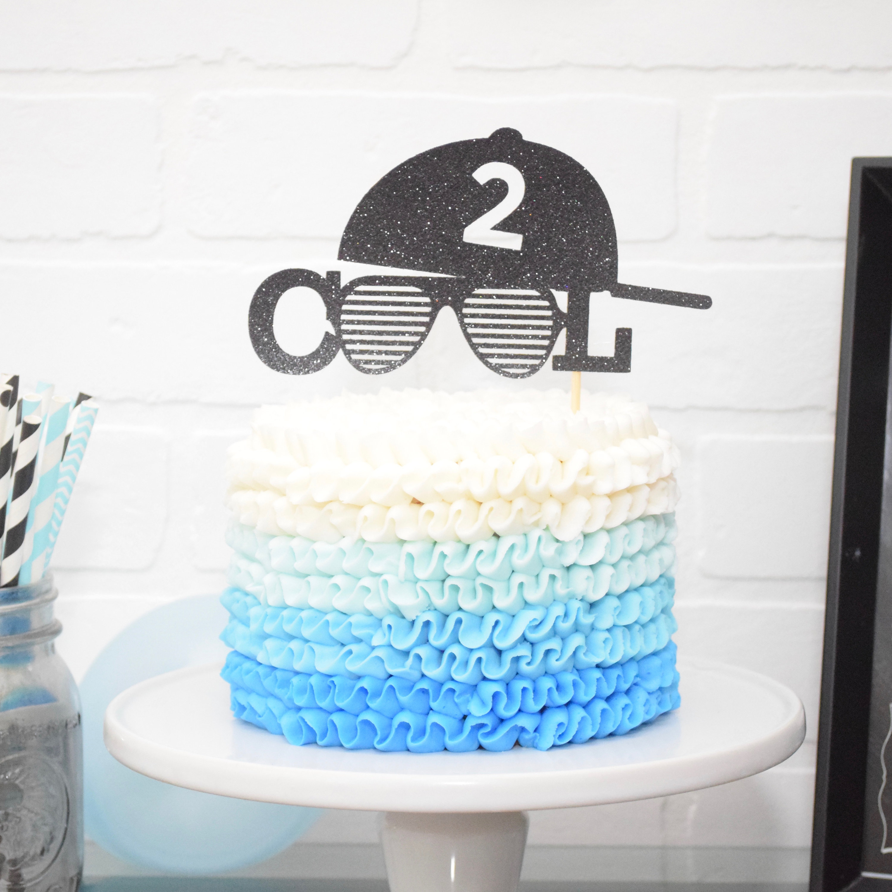 Two Cool Cake Topper-2nd Birthday- Cake Toppers Paper, Party & Kids ...