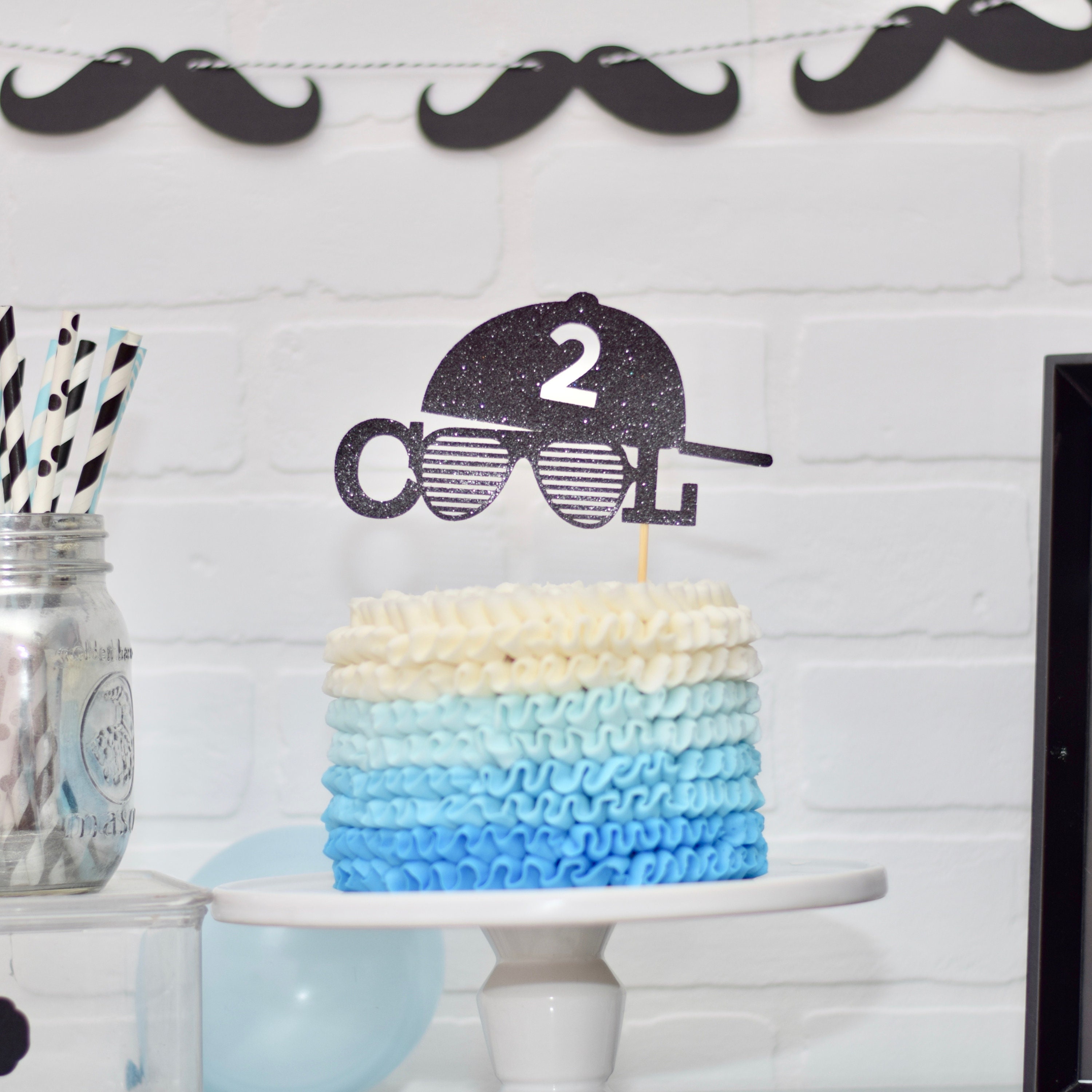 Two Cool Cake Topper for 2nd Birthday 2nd Birthday Cake - Etsy