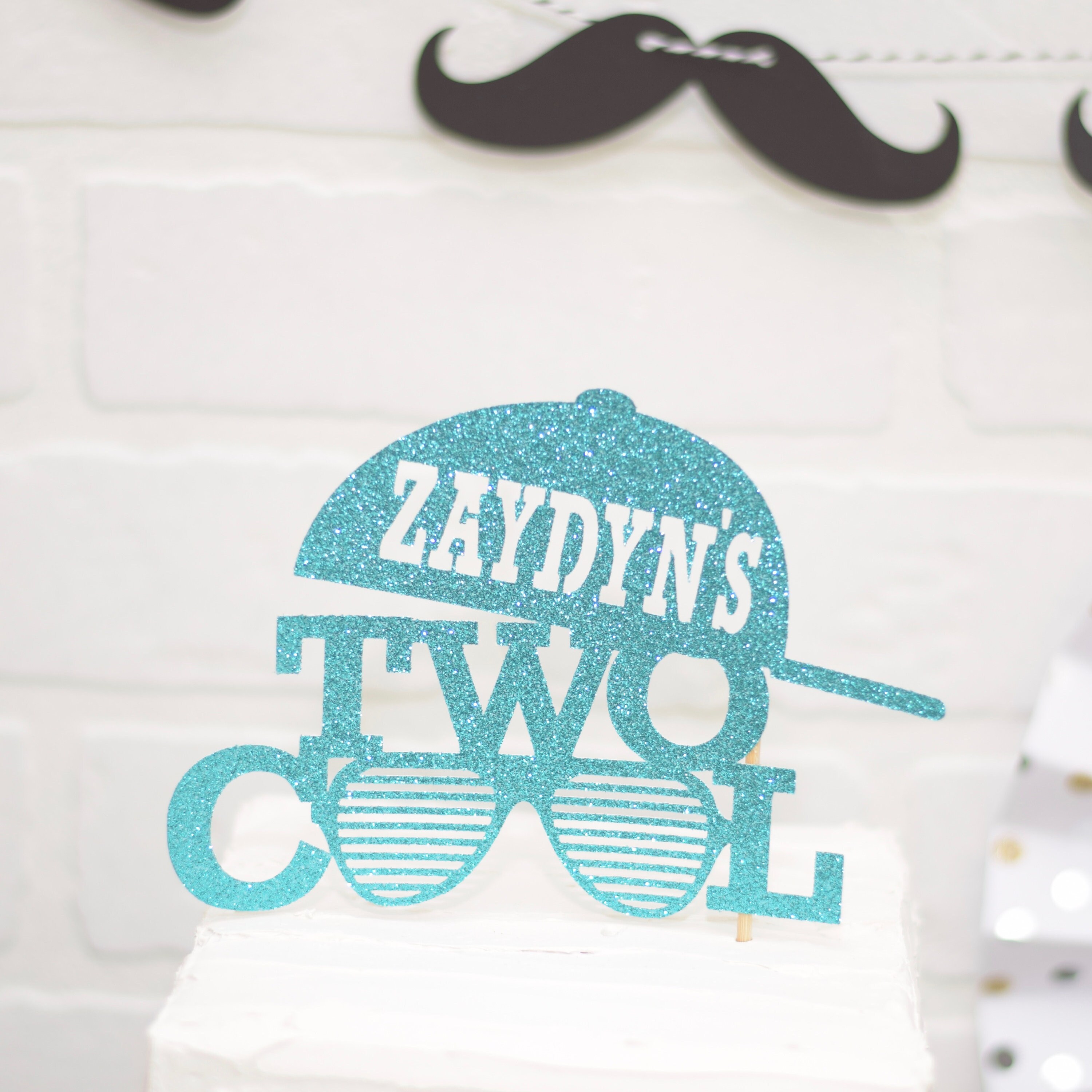 Two Cool Cake Topper-2nd Birthday- Cake Toppers Paper, Party & Kids ...