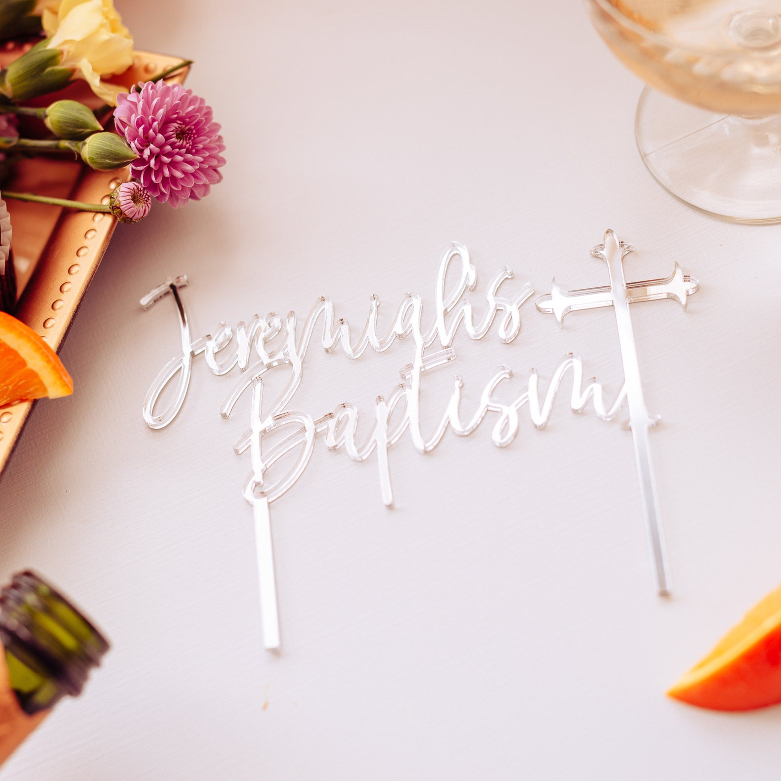 Baptism Decorations Baptism Cake Topper Baptism Gift for Him - Etsy