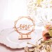 Rose Gold Wedding Table Numbers, Wedding Table Decor, Rose Gold Acrylic ...