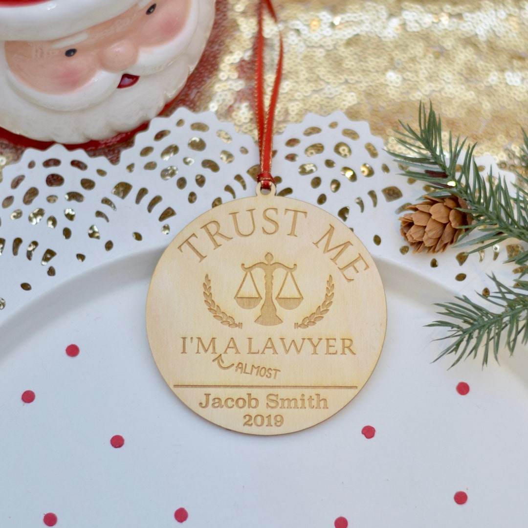 Law Student Gift Lawyer Ornament Lawyer Gift Attorney Gift - Etsy