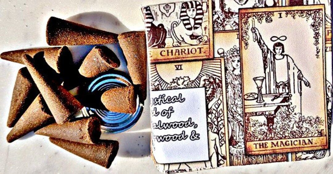 Tarot Incense, Tarot Card Incense, Tarot Incense Cones, 20 Cones, Sage ...