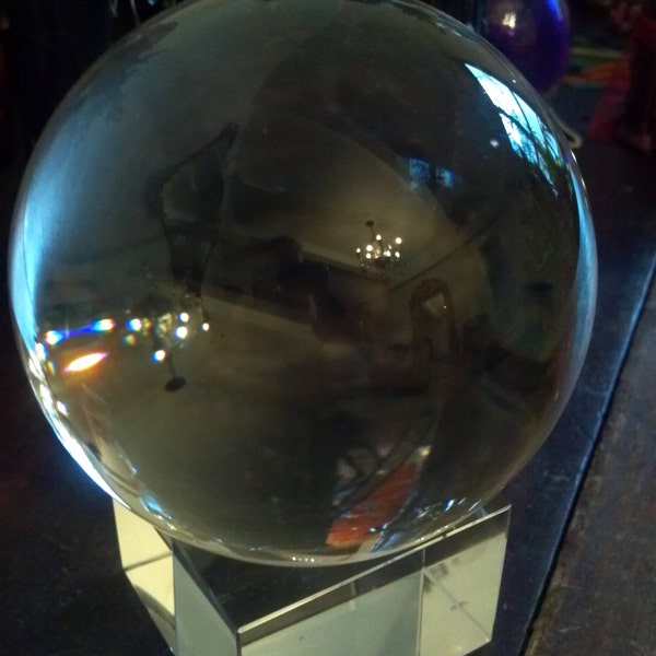 Large Crystal Ball - Etsy