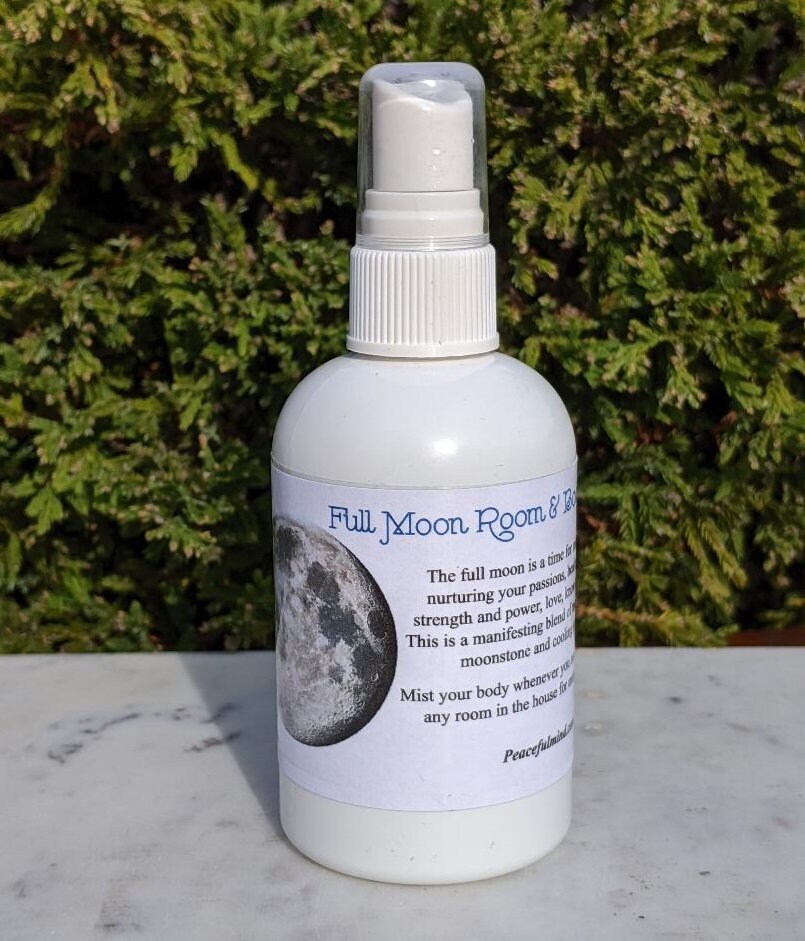 Full Moon Spray Moon Ritual Full Moon Body Spray Full Moon | Etsy