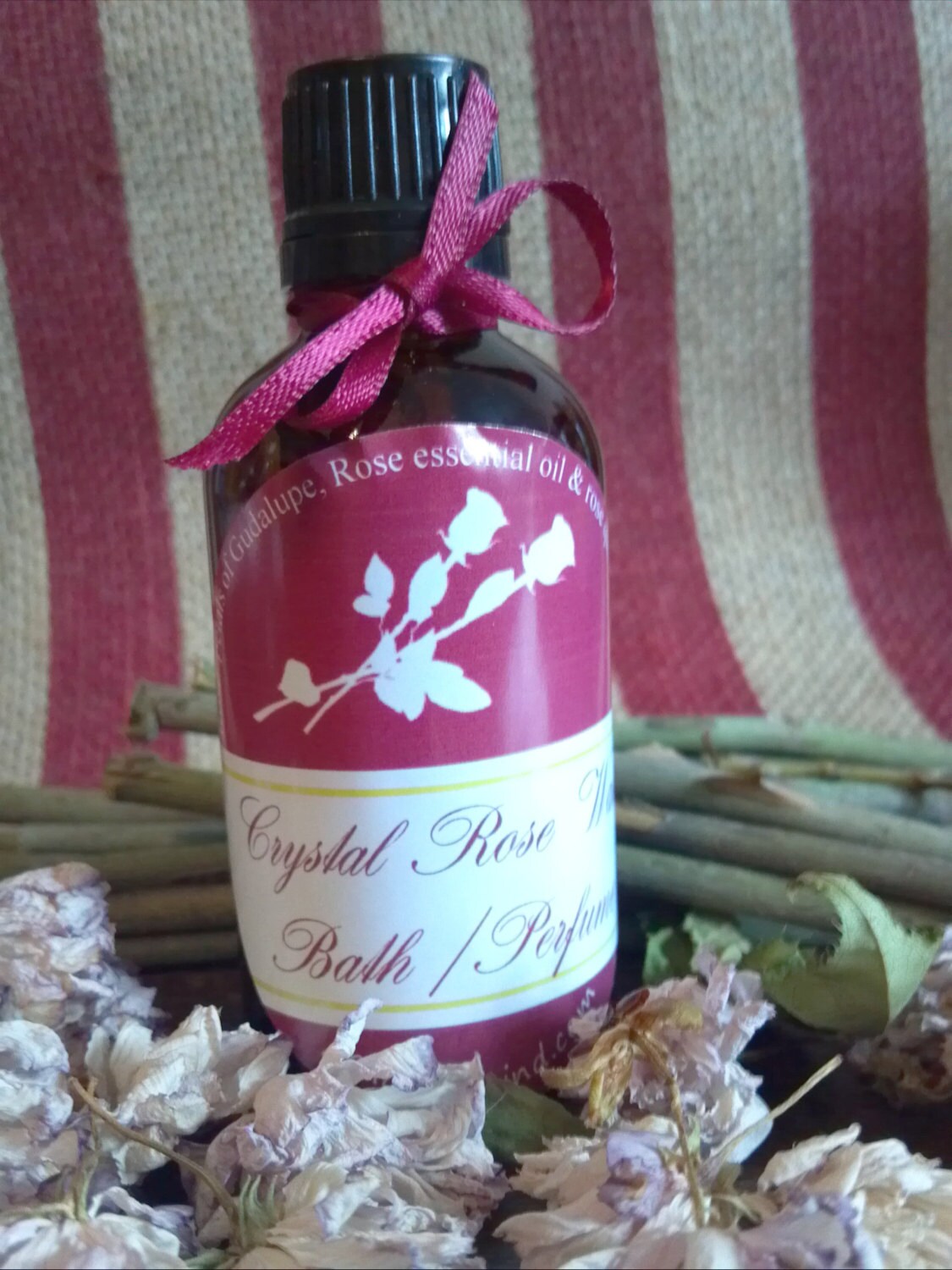 Rose Water With Rose Quartz Baby Roses Crystal Rose Water - Etsy