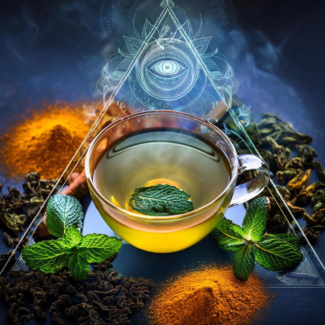 Third Eye Psychic Blend Herbal Tea, Organic Herbal Tea, Herbal Tea, Tea ...