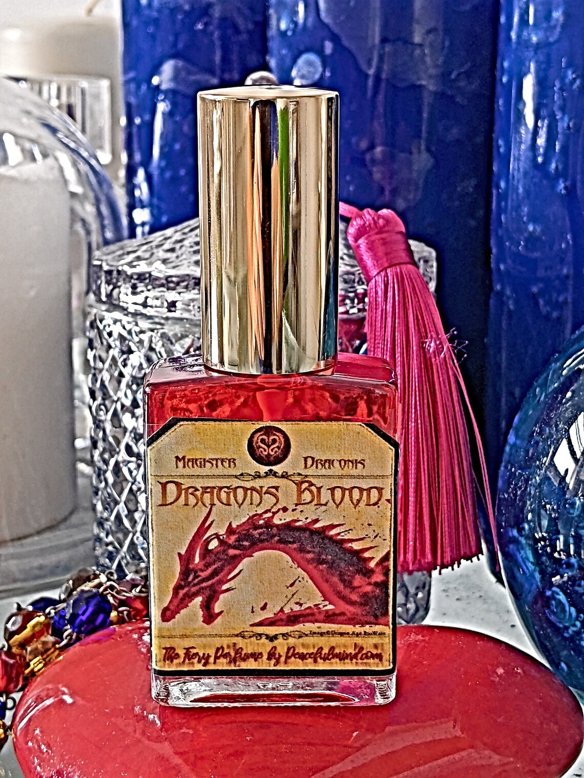 Dragon's Blood Perfume, Celtic Inspired, Spicy Saffron Scent - Etsy
