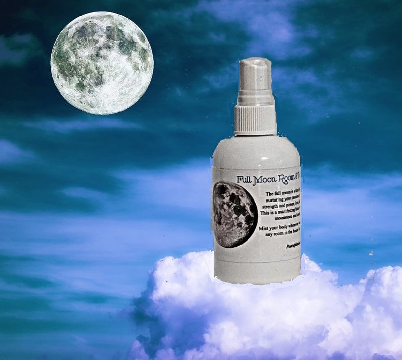 Full Moon Spray Moon Ritual Full Moon Body Spray Full Moon - Etsy
