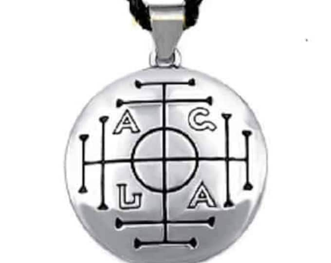 Ancient Money Talisman, Pewter Money Pendant, Money Pendant, AGLA ...