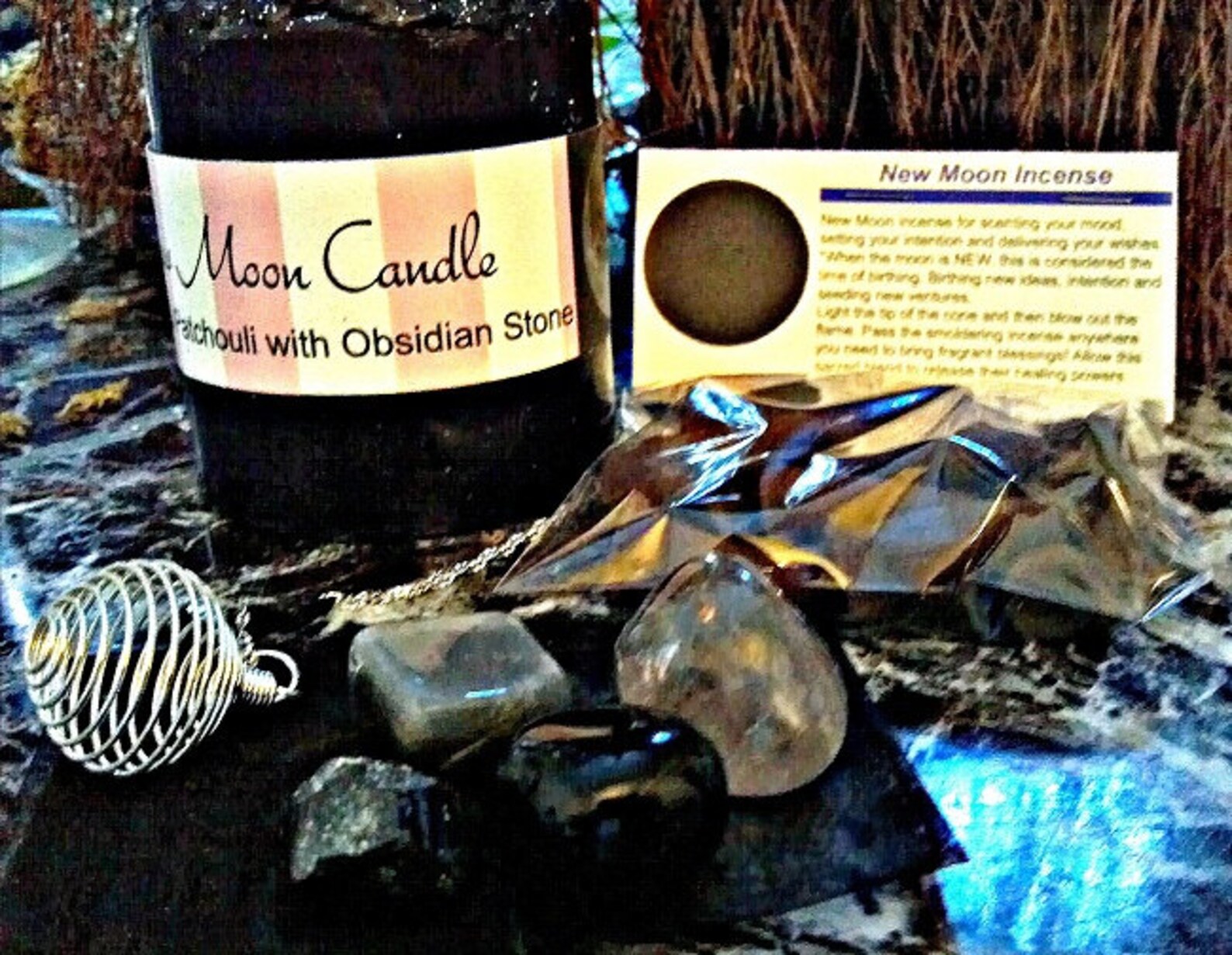 New Moon Ritual Kit New Moon Ritual New Moon Crystals New | Etsy