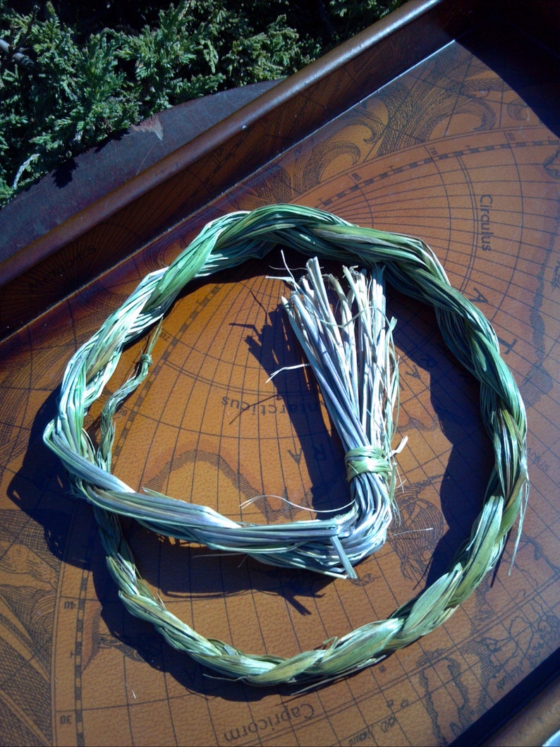 Sweet Grass Braid Sweetgrass Braid Smudge Smudging Incense - Etsy