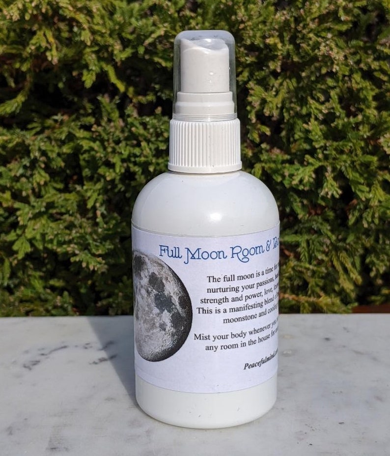 Full Moon Spray Moon Ritual Full Moon Body Spray Full Moon | Etsy