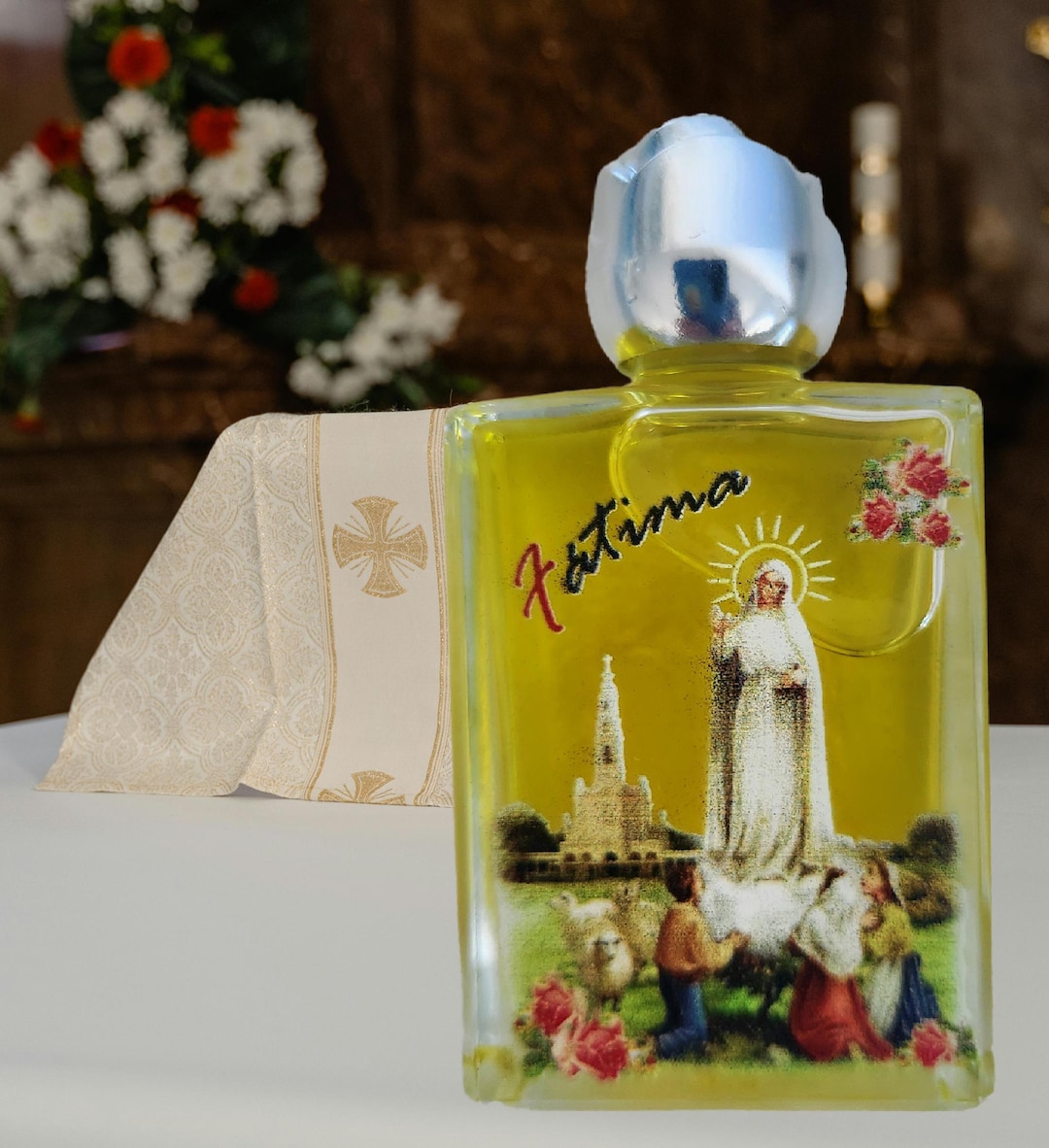 Fatima Blessing Oil, Anointing Oil, Sacred Oil, Blessed Oil, Blessing ...