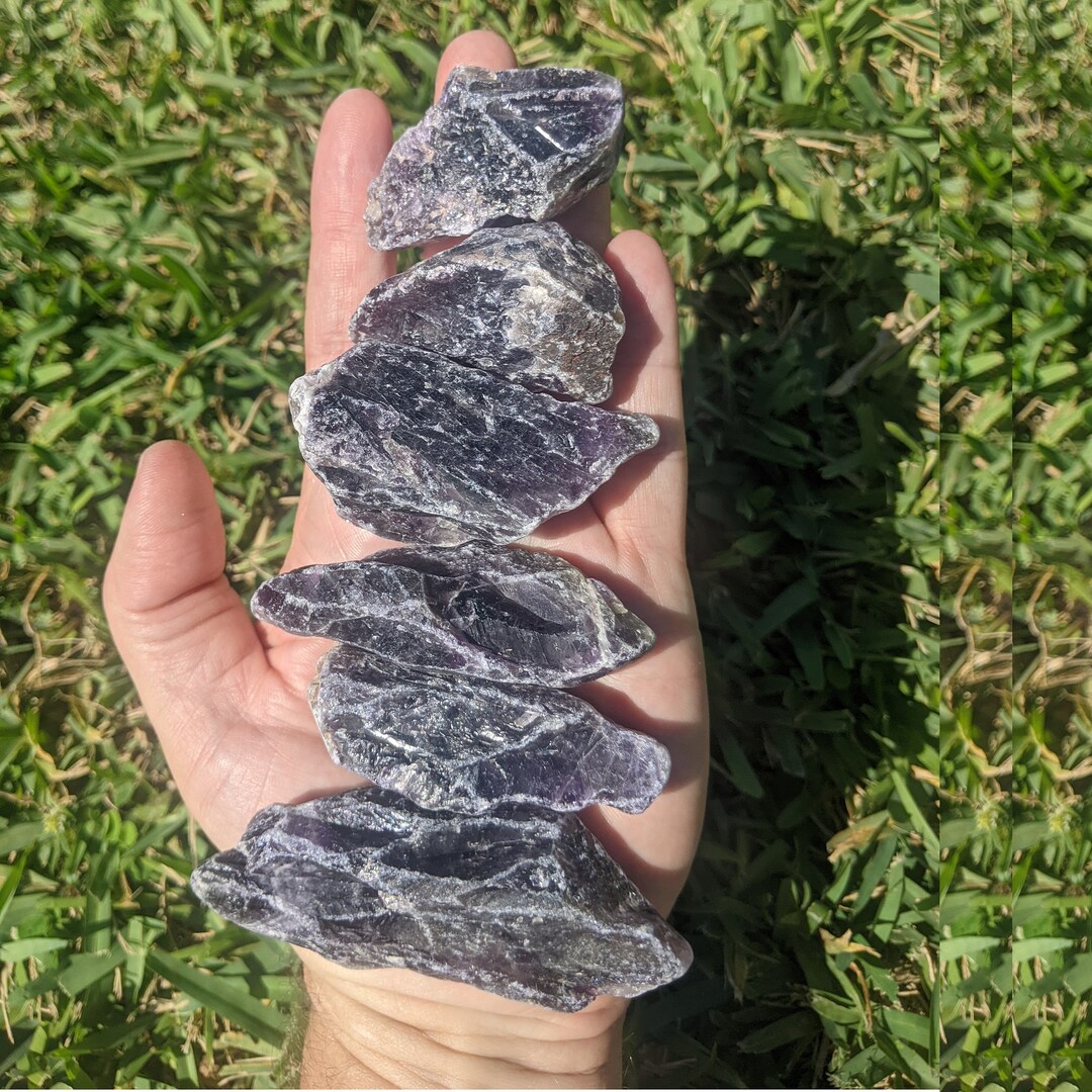 Dark Amethyst, Black Amethyst, Indigo Amethyst, Rough Amethyst, Raw Amethyst, Stone of Dream ...