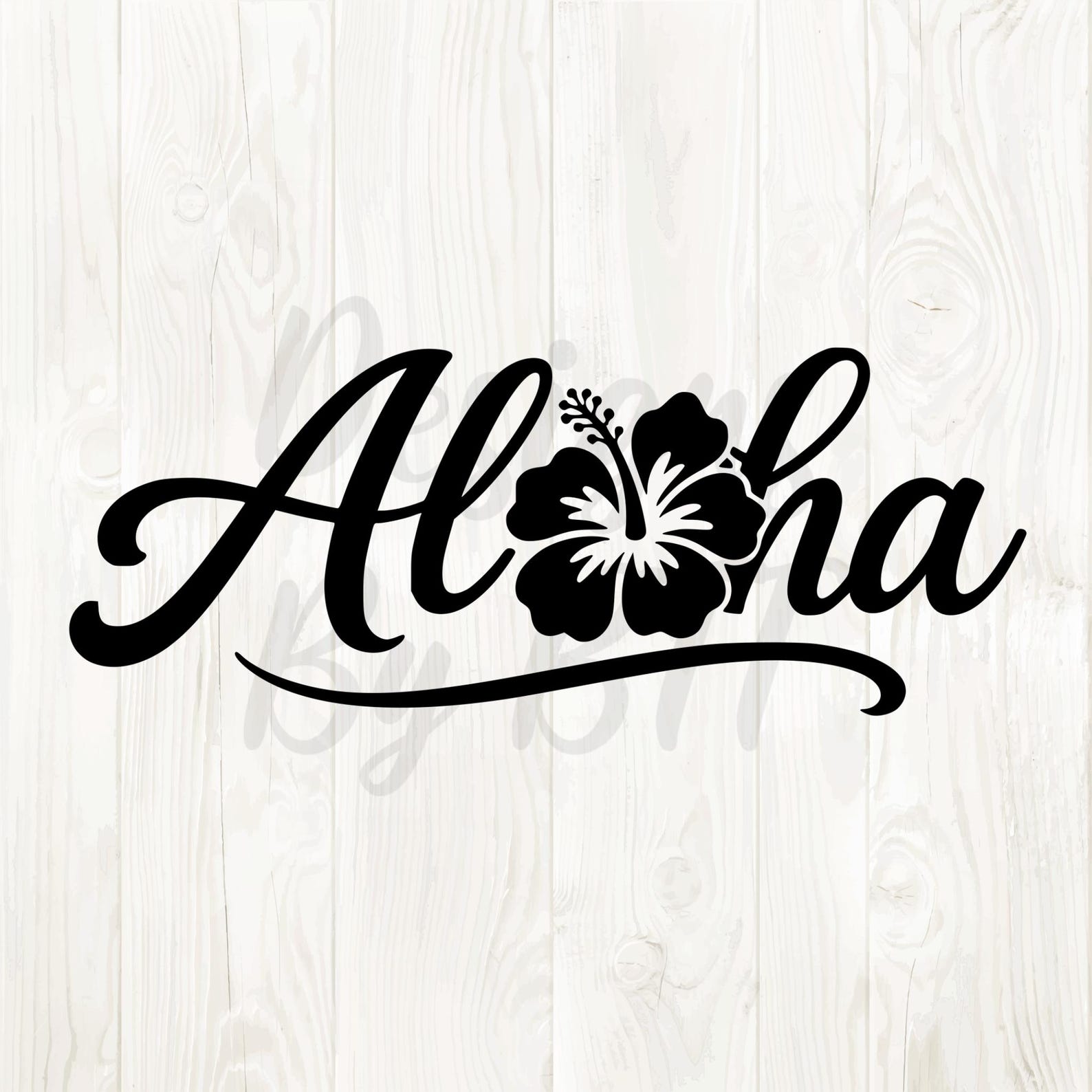 Aloha Svg Png, Aloha Flower Svg, Aloha Hawaii Png, Aloha Flower ...