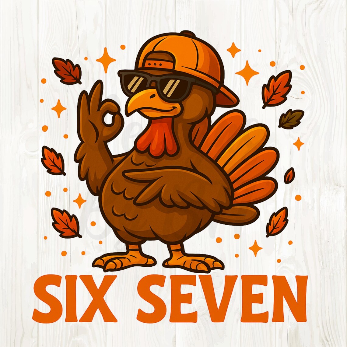 6 7 Thanksgiving Meme Png, Six Seven Thanksgiving Turkey Png, 67 Turkey ...