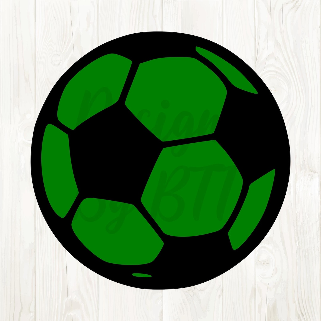 Green Soccer Png, Soccer Ball Svg File, Soccer Ball Png File, Soccer ...