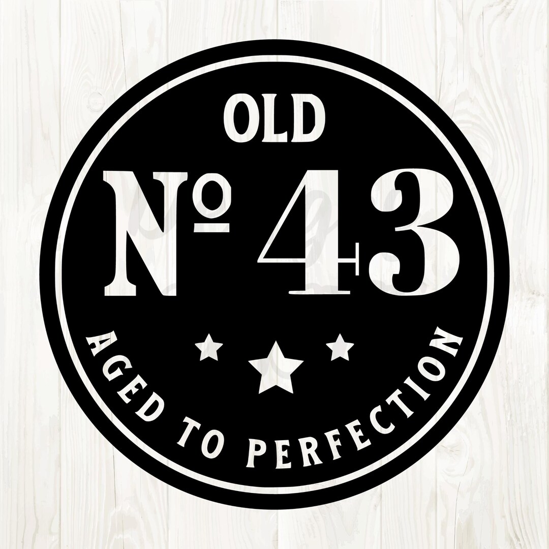 43rd Birthday Svg, 43rd Birthday Svg Design, 43rd Birthday Svg File ...