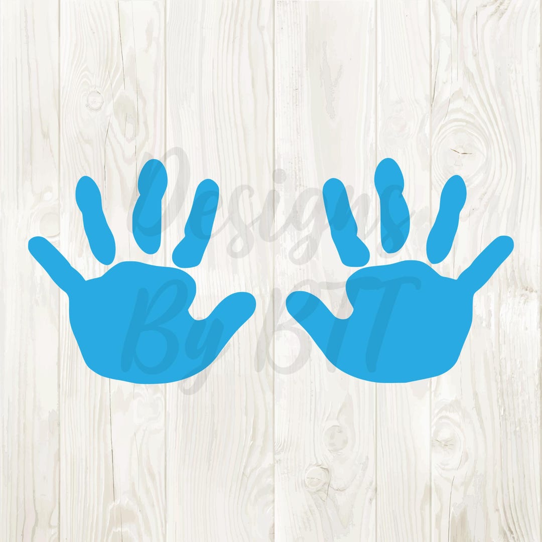 Baby Hand Svg, Hand Baby Svg, Handprint Svg, Handprint Clipart Png ...