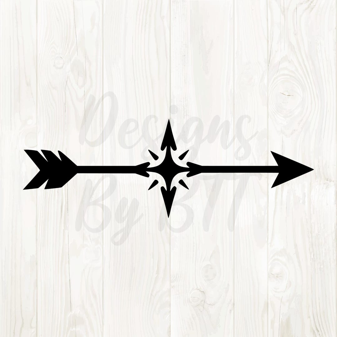 Compass Arrows Svg, Arrow Png Files, Arrow Clipart, Arrow Silhouette ...
