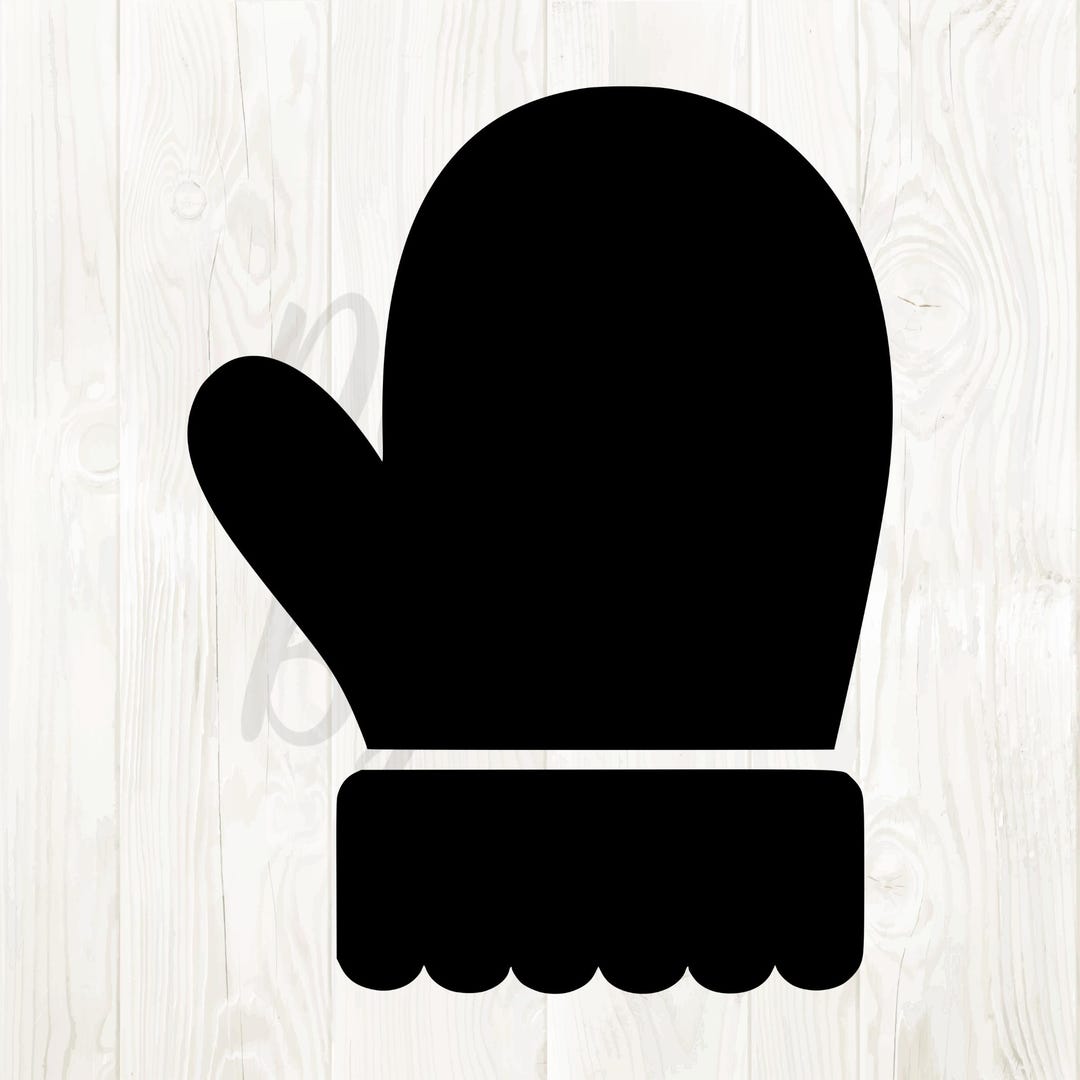 Mitten Silhouette, Mitten Svg, Mitten Png, Mitten Clipart, Mitten ...