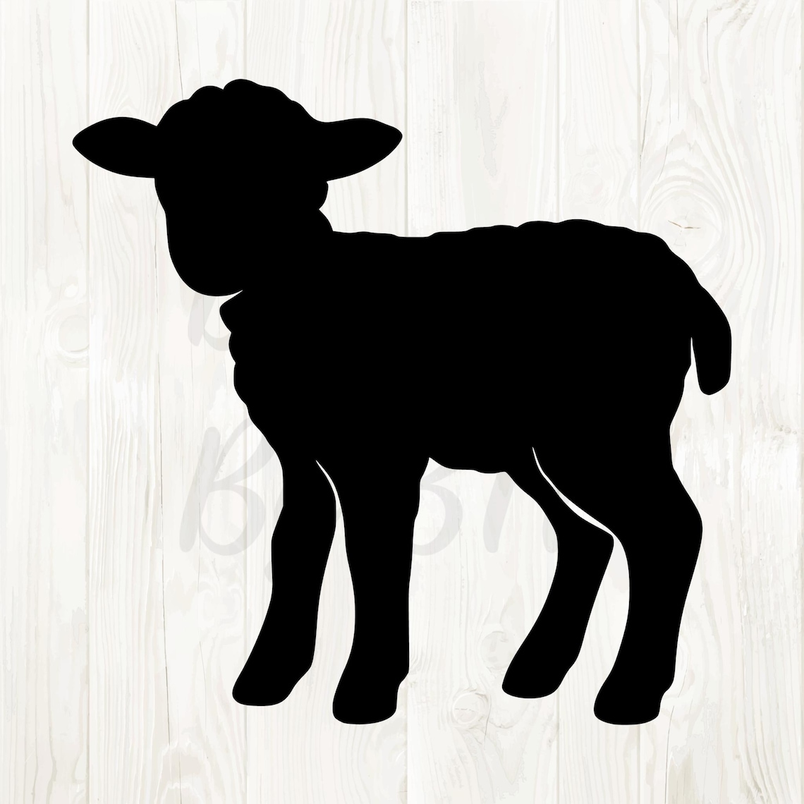 Lamb Svg Png, Lamb Clipart, Lamb Silhouette Svg File, Lamb Digital ...