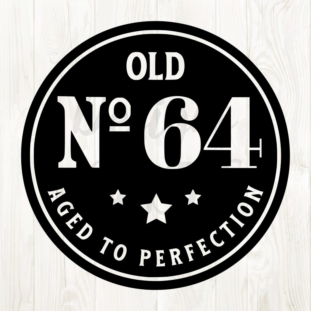 64th Birthday Svg, 64th Birthday Svg Design, 64th Birthday Svg File ...