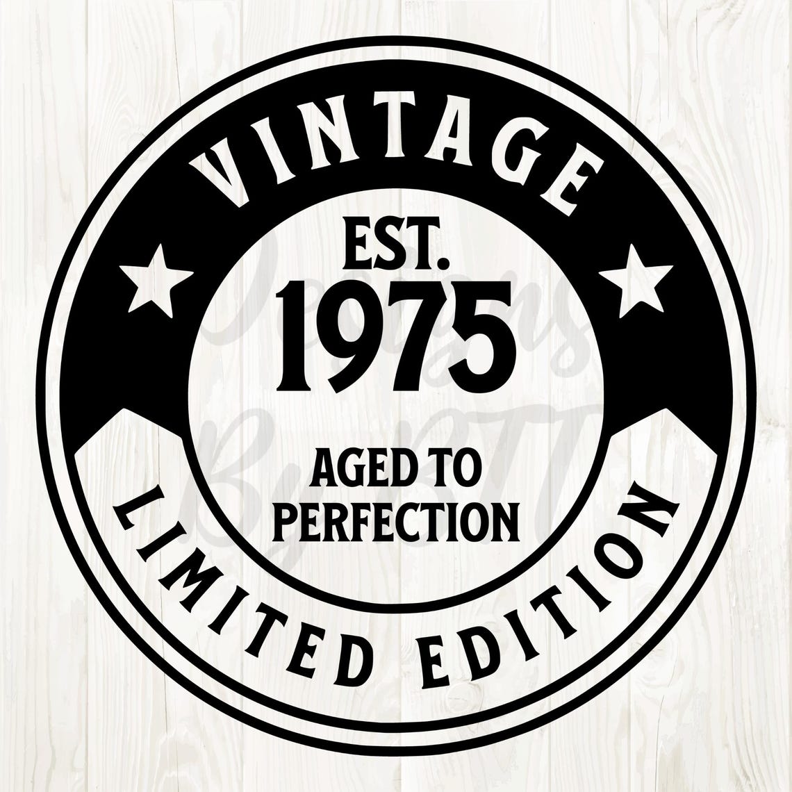 1975 Svg Png, 1975 Svg, 1975 Png, 1975 Clip Art, 1975 Birthday Svg ...