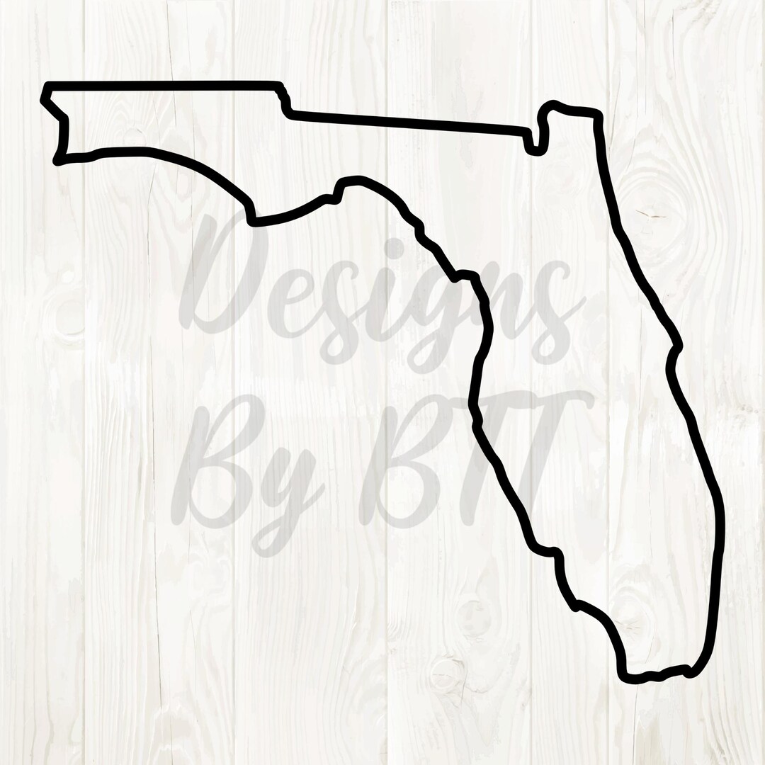Outline Florida Svg, Florida Outline Png, Florida Outline, Florida Svg ...