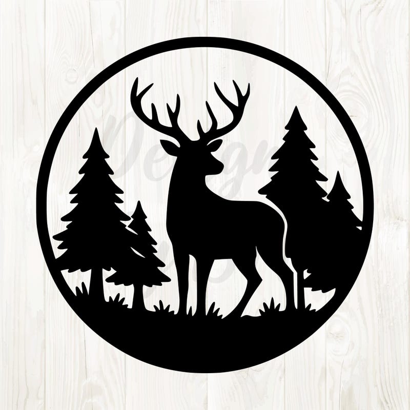 Deer Dxf File Free - Etsy