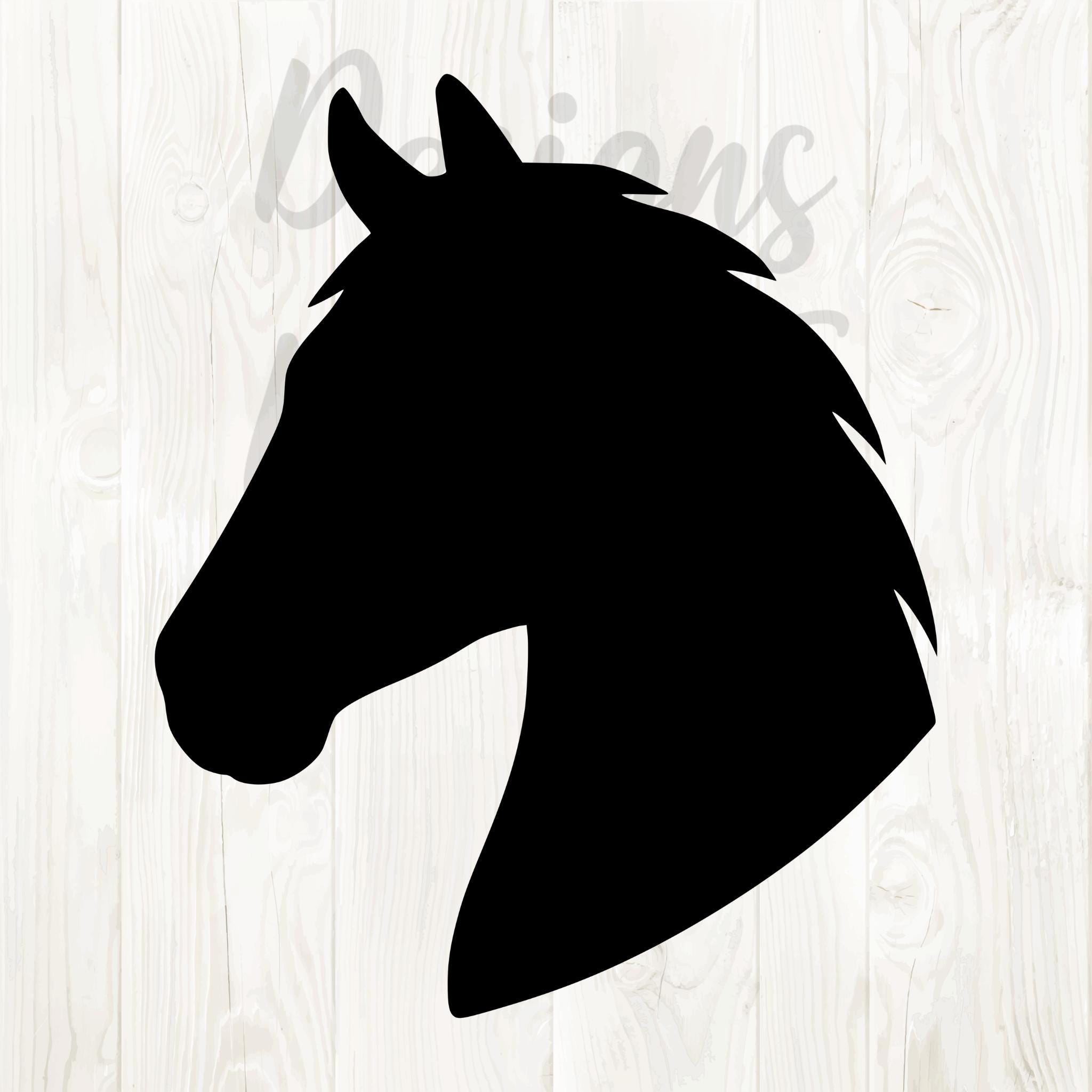 Horse Head Silhouette Svg Png, Horse Head Silhouette, Horse Head ...