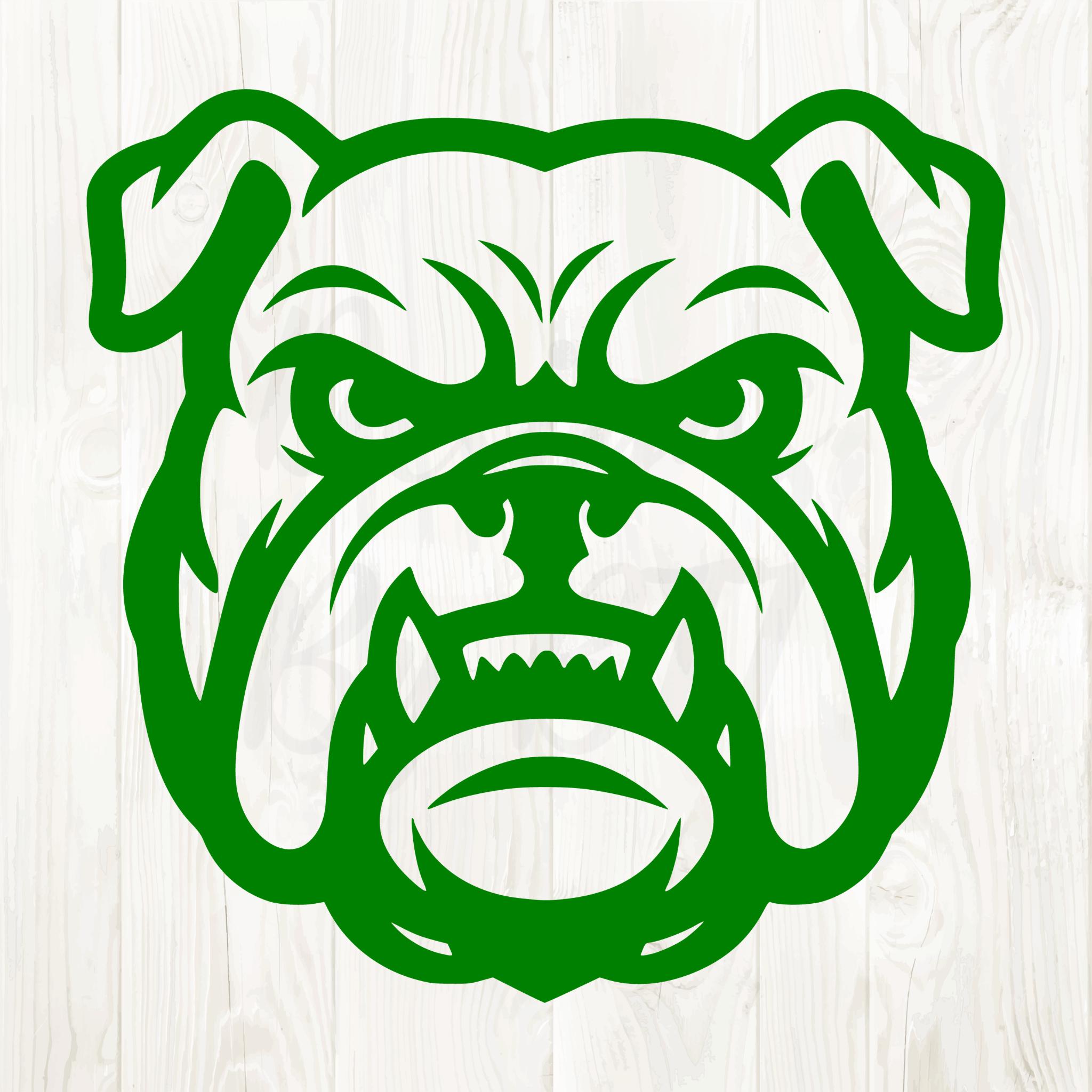 Green Bulldogs Png, Bulldog Green Svg, Green Bulldogs Design, Bulldog ...