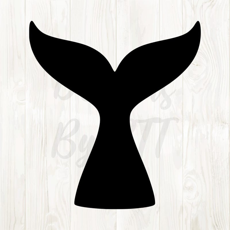 Whale Tail Silhouette - Etsy