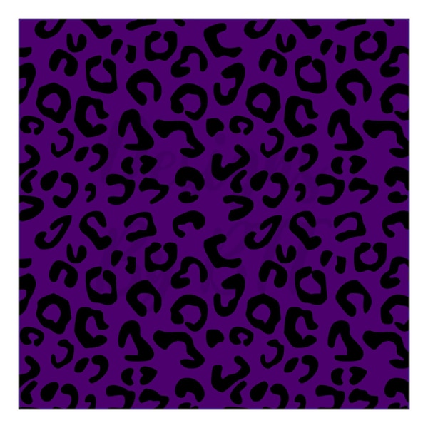 Purple Cheetah - Etsy