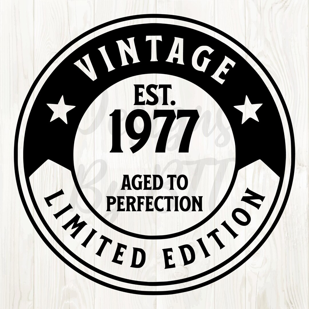 1977 Svg Png, 1977 Svg, 1977 Png, 1977 Clip Art, 1977 Birthday Svg ...