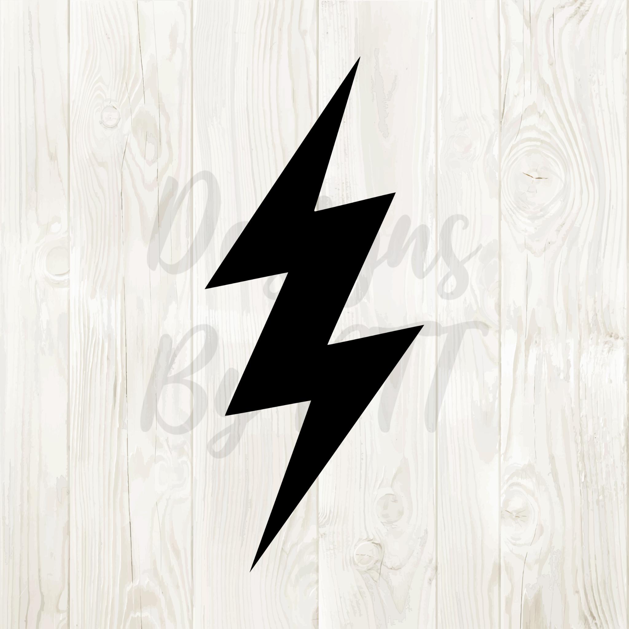 Lightning Bolt Svg, Lightning Bolt Png Digital Download, Lightning Bolt ...