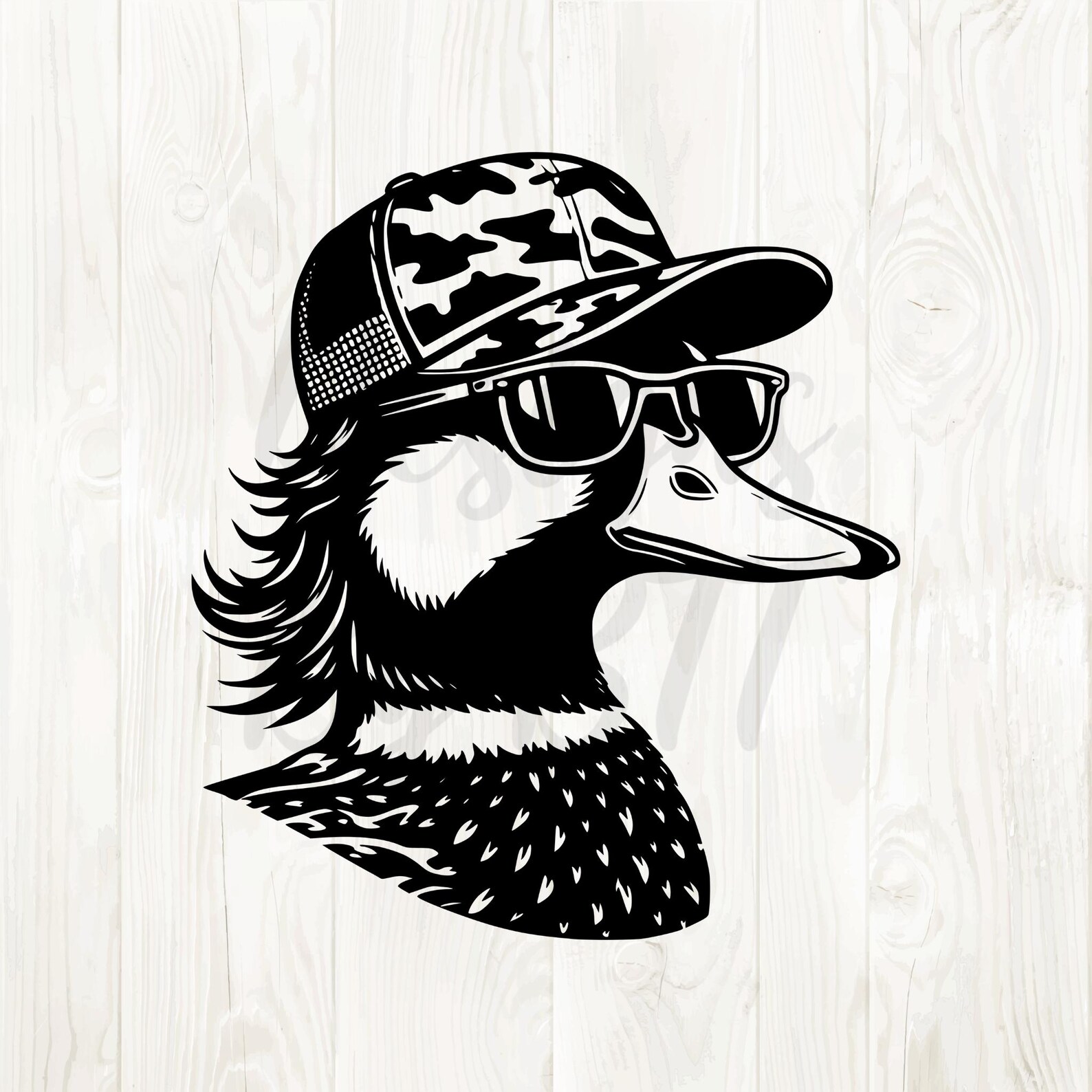 Duck With Hat Png, Duck With Hat Svg, Duck Mullet Png, Funny Duck Svg ...