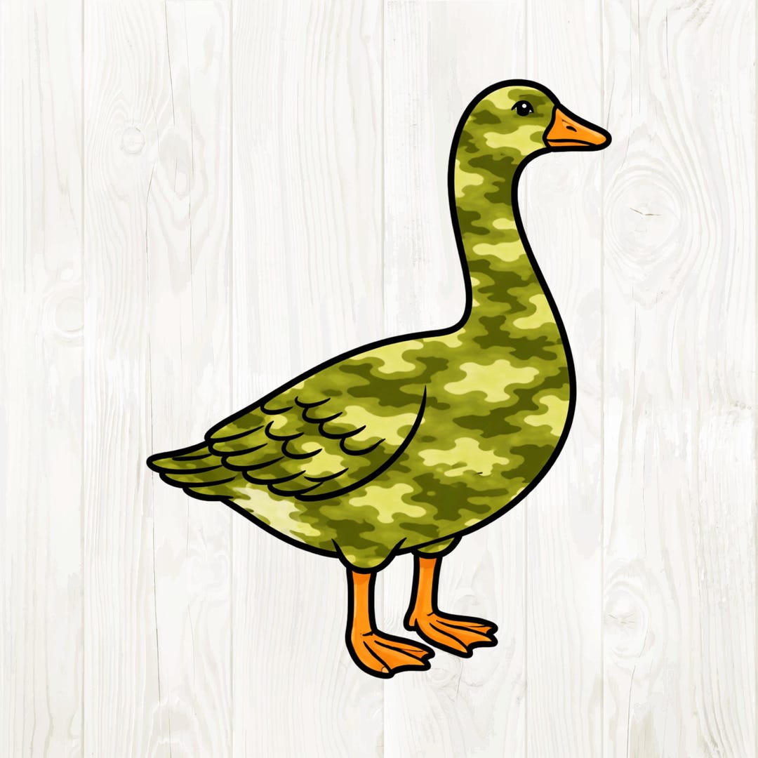 Camo Goose, Camo Goose Png, Camo Geese Png, Goose Hunting Png, Hunting ...