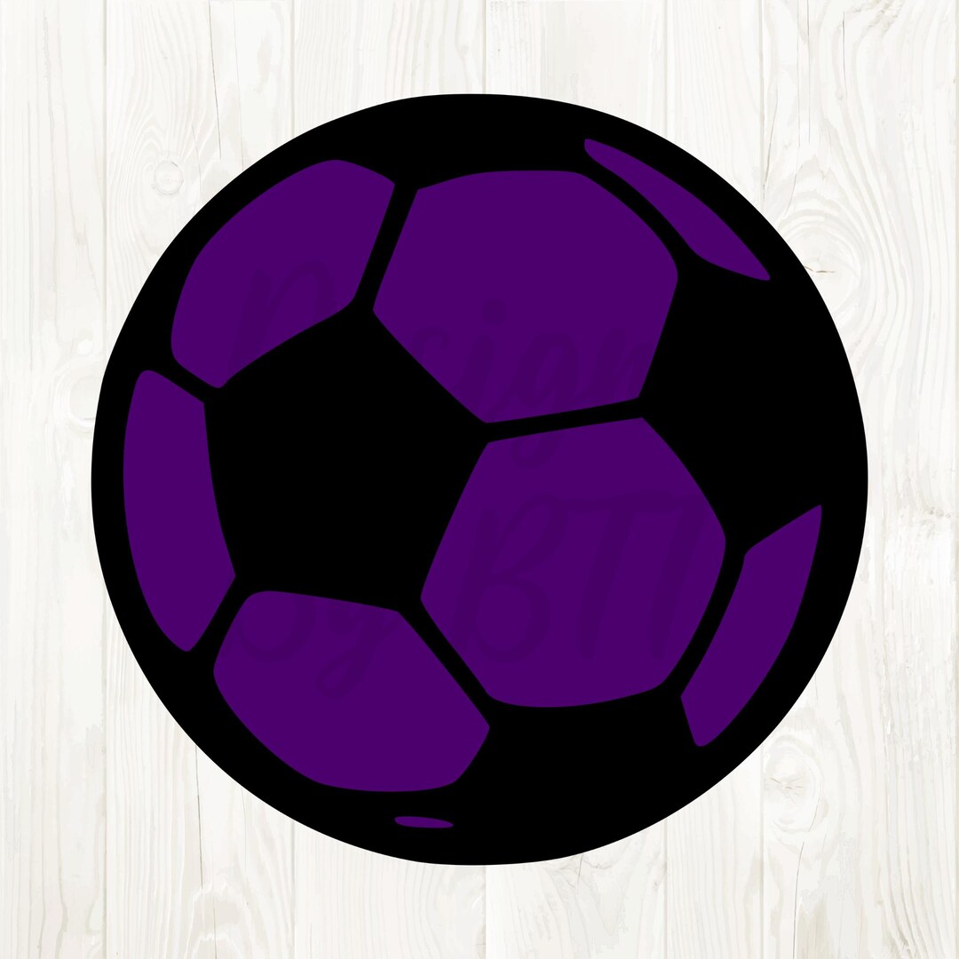 Purple Soccer Svg, Purple Soccer Png, Soccer Purple Png, Soccer Ball ...