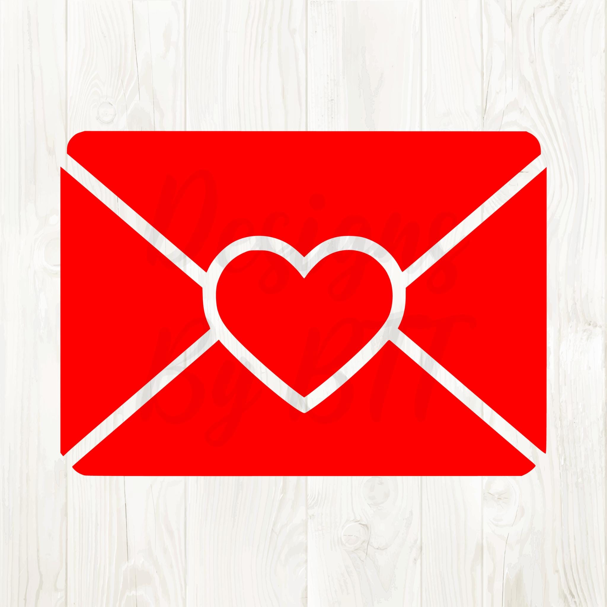Envelope Heart Svg, Png Envelope, Svg Envelope, Envelope Vector Png ...
