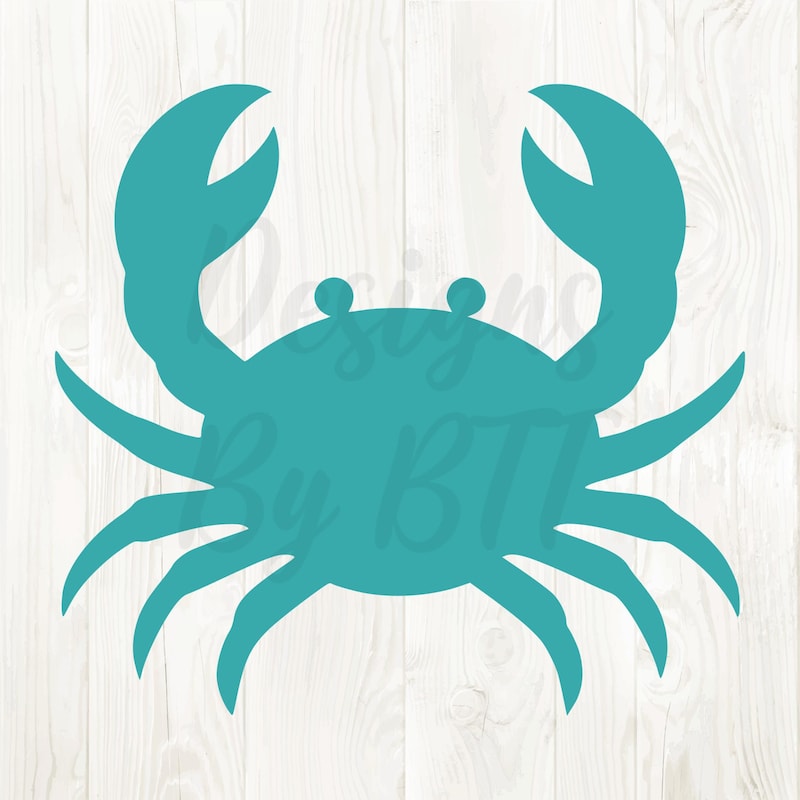 Blue Crab Clipart - Etsy