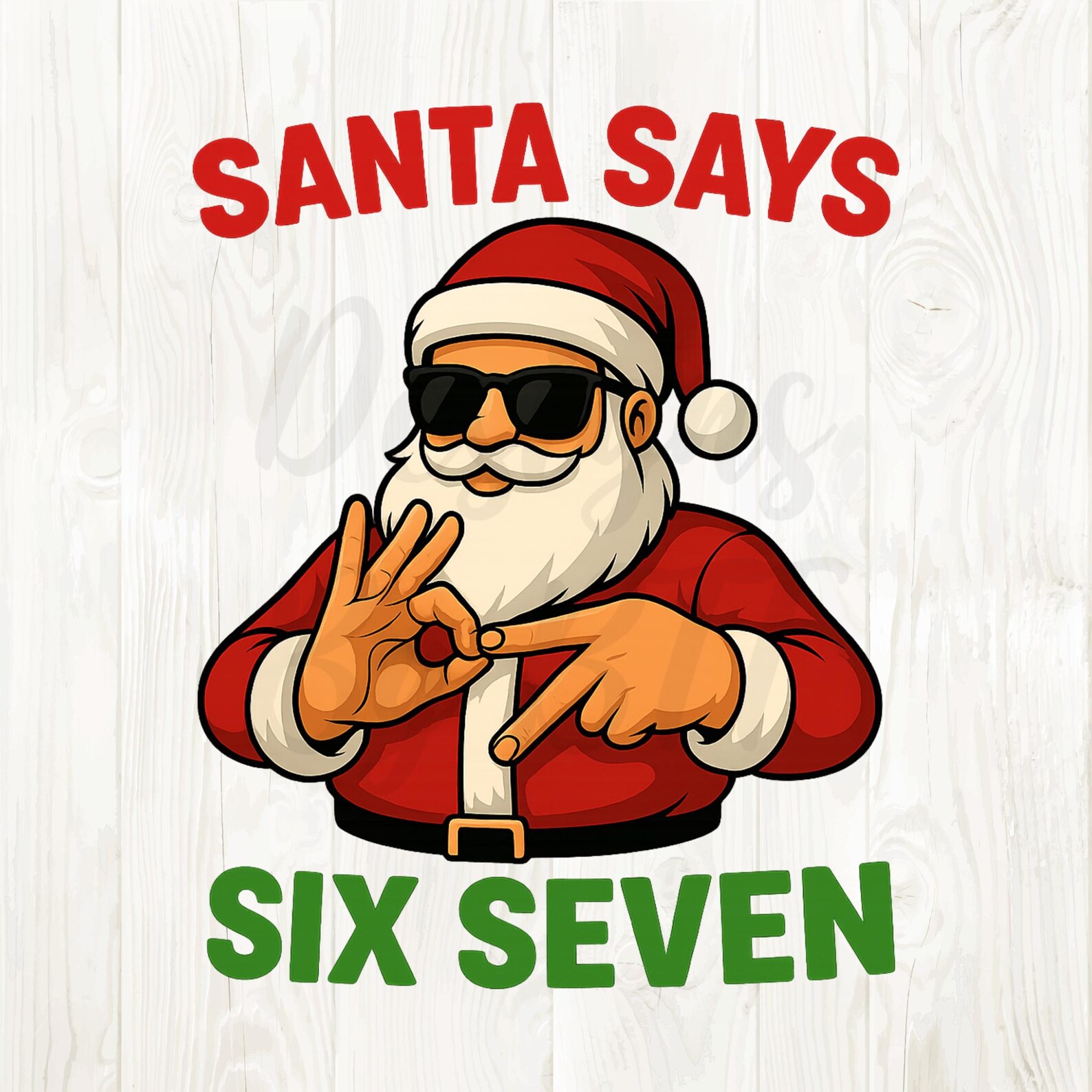 Santa Claus Six Seven, Six Seven Santa Png, 6 7 Santa Png, Santa 67 ...