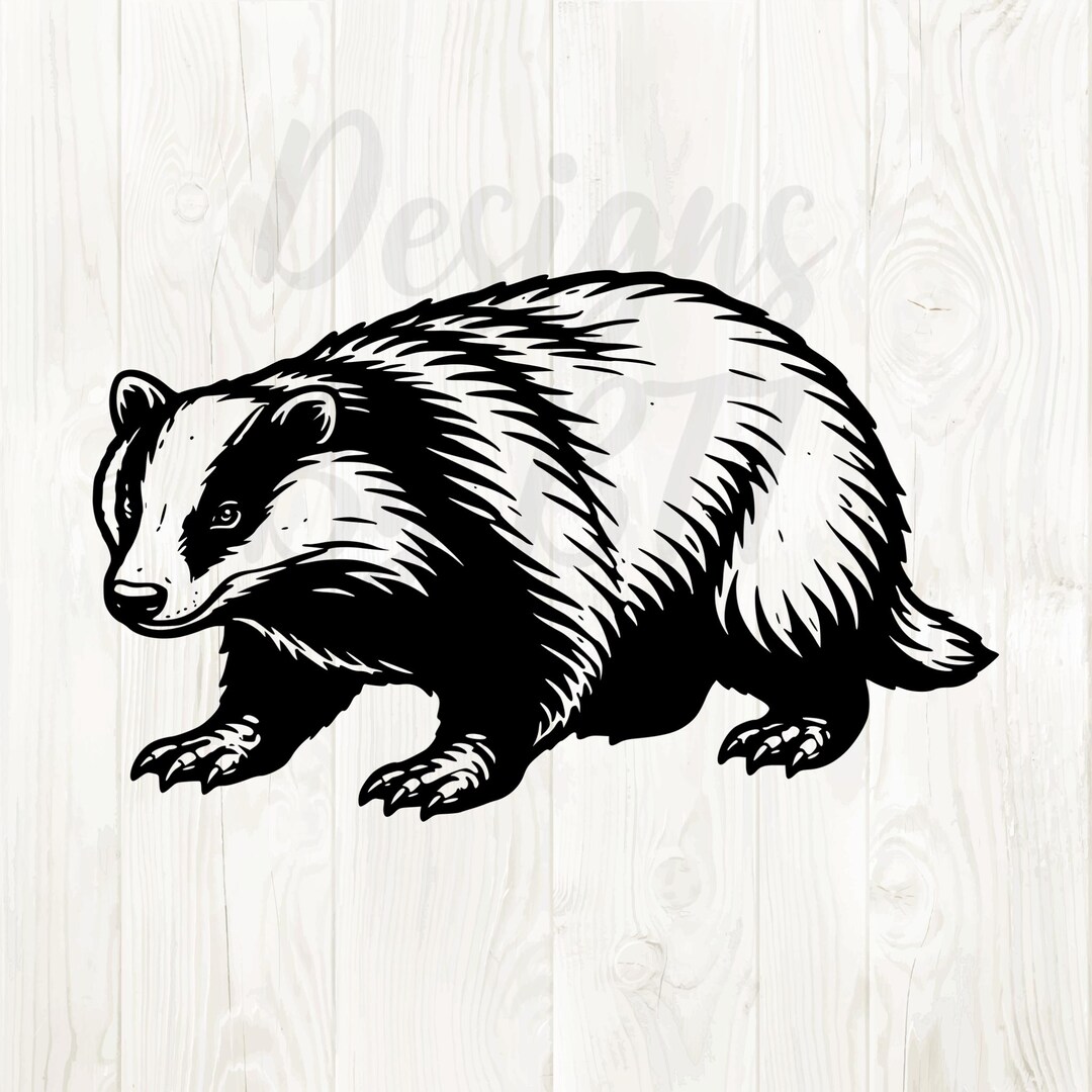 Badger Png, Badger Svg, Badger Clipart, Badger Digital, Badger Vector ...