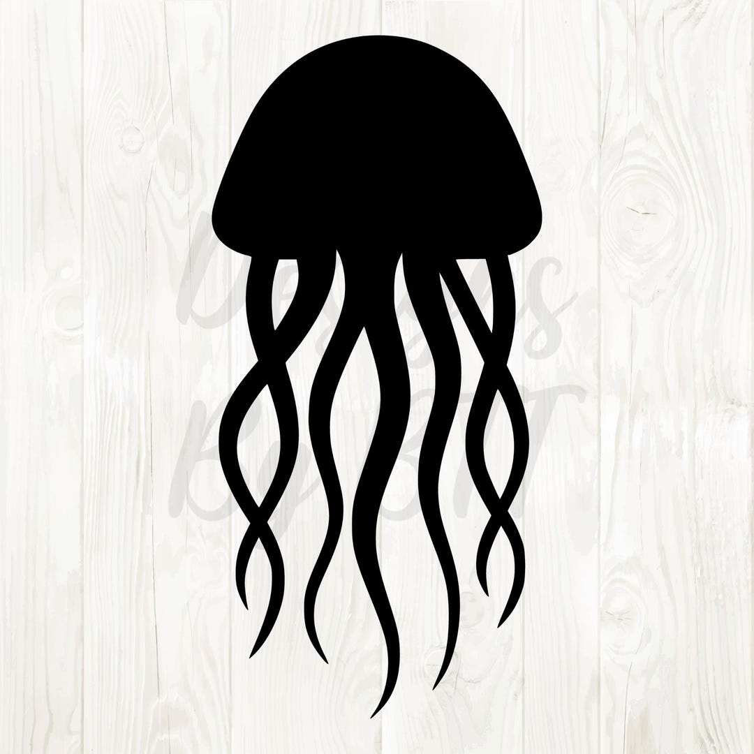Jellyfish Svg, Jelly Fish Png, Jellyfish Clipart, Jellyfish Digital ...