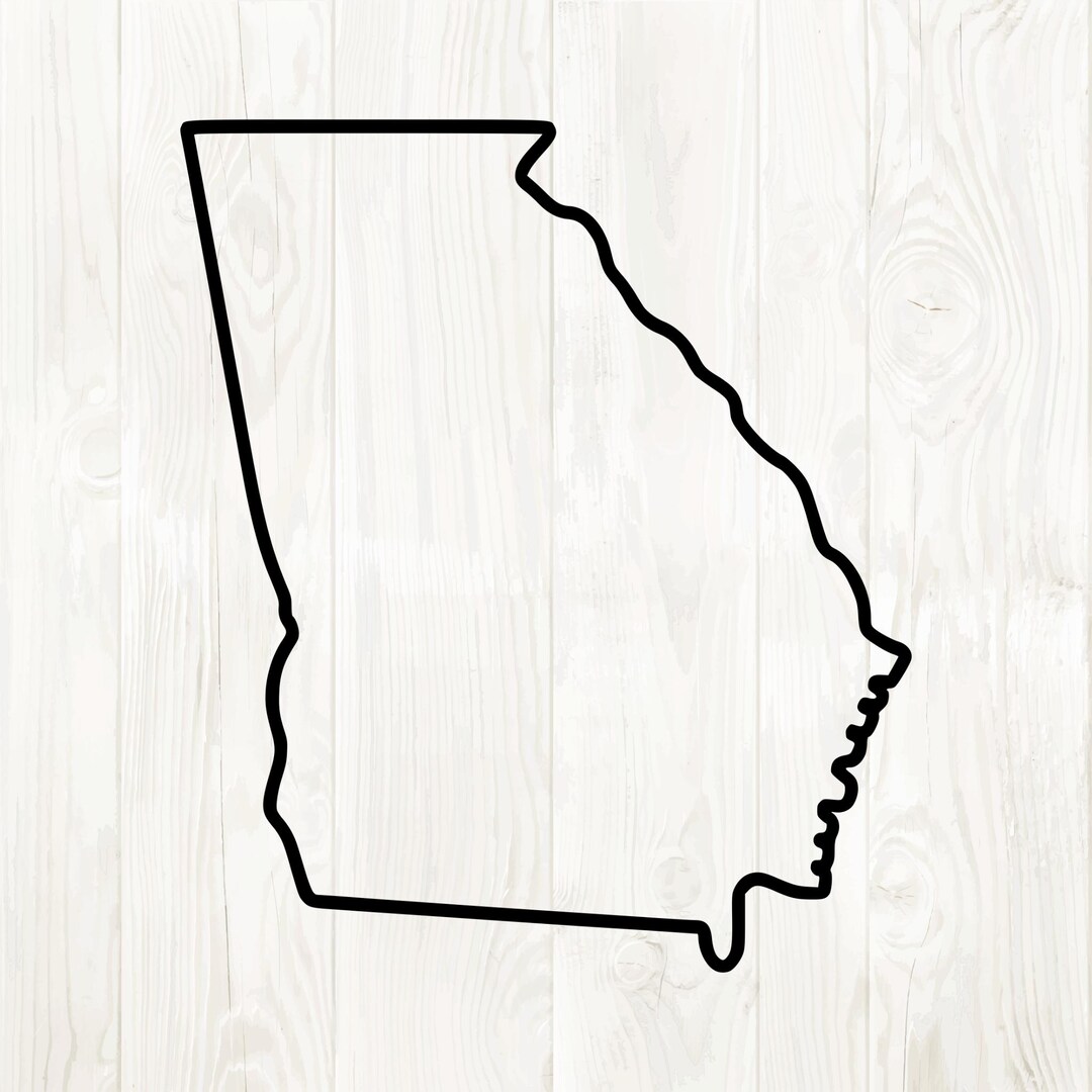 Georgia Outline Svg, State of Georgia Png, Georgia Digital Download ...